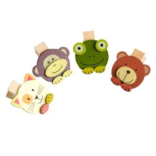 [Sweet Animals] - Wooden Clips / Wooden Clamps / Mini Clips - 1x1x1 ...